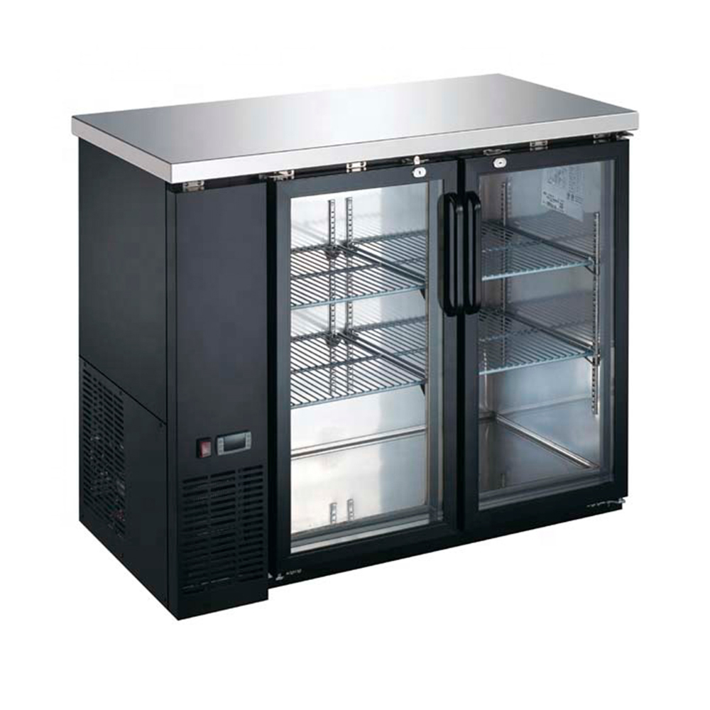 Contrabarra Refrigerada 2 puertas de Cristal CBR-2PC-SS- 01 ICEHAUS
