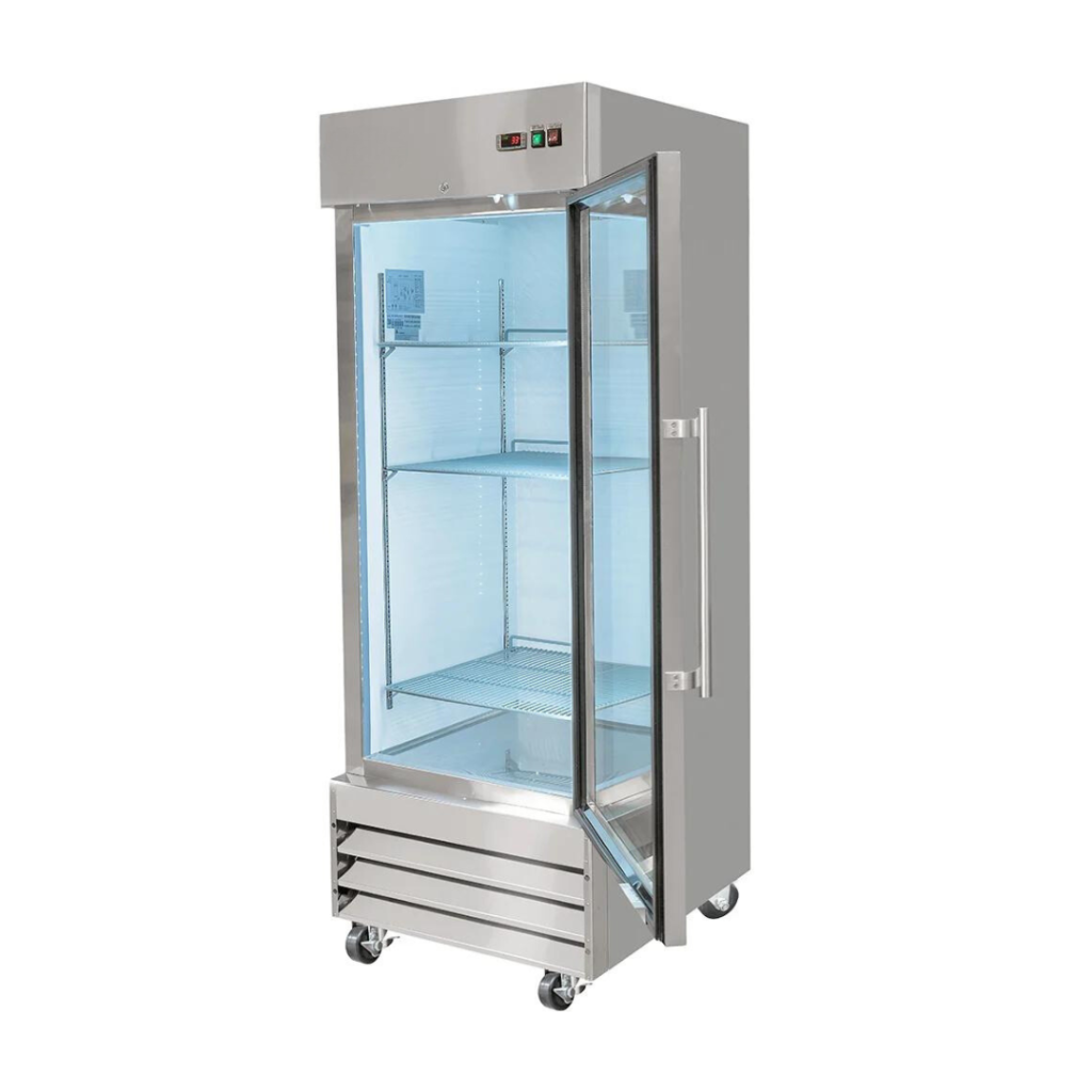 Congelador Vertical 1 Puerta de Cristal CV-1PC-SS-01 ICEHAUS